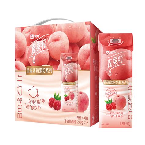 概率券、plus、需首单：蒙牛真果粒牛奶饮品 白桃树莓味 牛奶饮品240g×12盒，16 66元（需试用）—— 慢慢买比价网