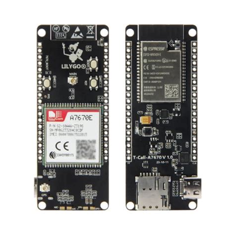 Buy LILYGO T Call V1 4 A7670G ESP32 SIM Antenna WiFi Bluetooth Wireless Module Online In India