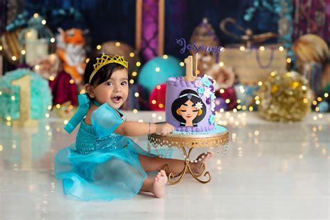 Princess Jasmine Cake Smashs Photography Session In Naperville Artofit