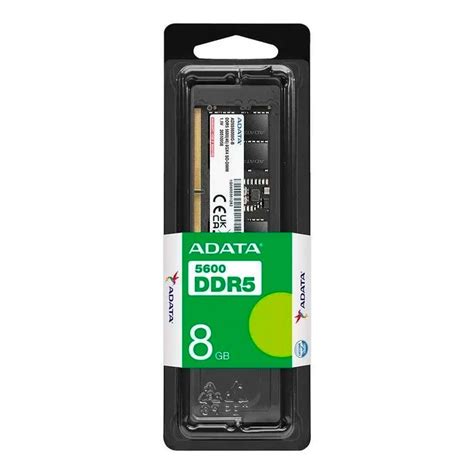 Memória Adata Xpg 8gb 5600mhz Ddr5 Cl46 Para Notebook Ad5s56008g