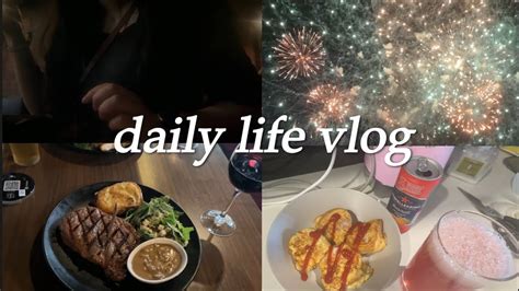 Eng 🇦🇺 일상 브이로그 프렌치토스트 🥪 스테이크 🥩 먹는 일상 불꽃놀이🎆 해외일상 Youtube