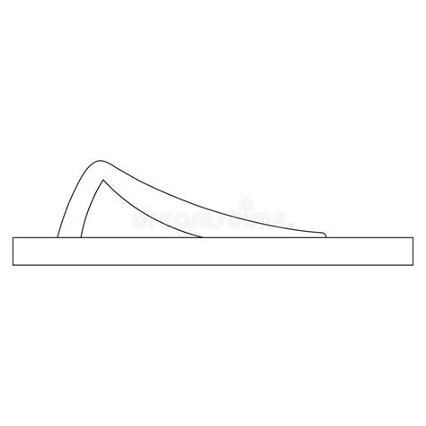 Flip Flops Logo Vector Stock Illustration Illustration Of Continuous