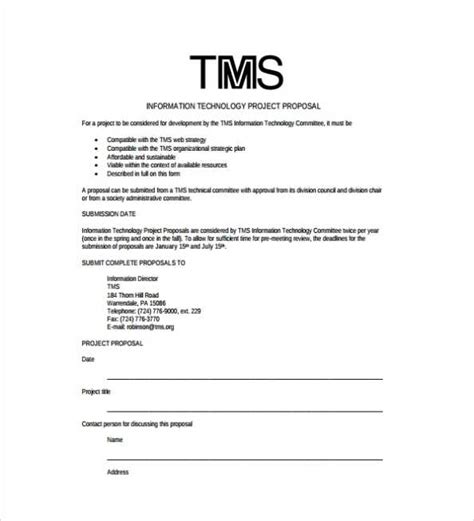 Technical Proposal Template Midi Box Com