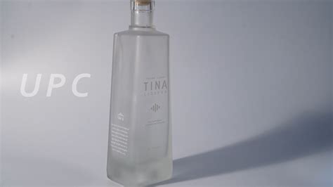 Custom Design Clear Empty Gin Whiskey Liquor Brandy Vodka Wine Ground