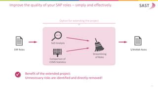 Tips For The Secure Conversion Of Your SAP ERP Roles To S 4HANA Webinar PPT