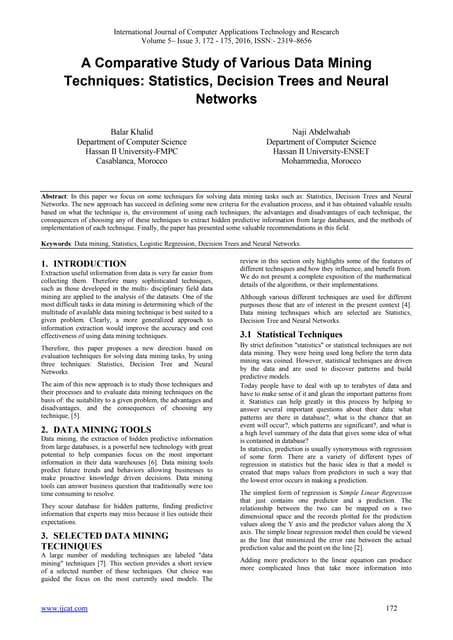 Application Of Statistics In Cse Pptx