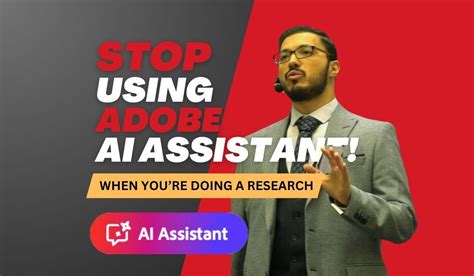 Stop Using Adobe Ai Assistant Ai Assistants Are Supposed To Make Our… By Mohammed Lubbad