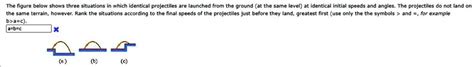 solved the figure below shows three situations in which identical