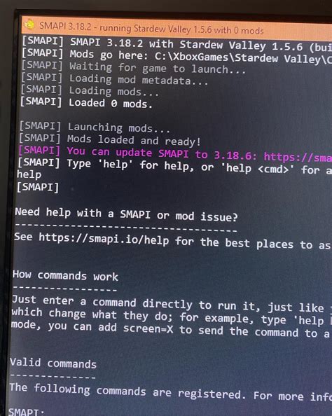 smapi glitched and none of my mods are loading anymore r