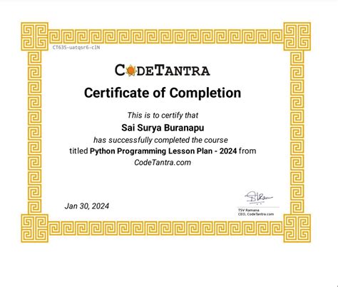 Sai Surya On Linkedin Pythoncoursecomplete Codetantra Newskills