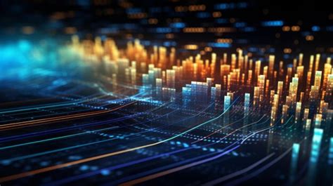 Tech Driven Business Dynamics On Dynamic Digital Backdrop Premium Ai