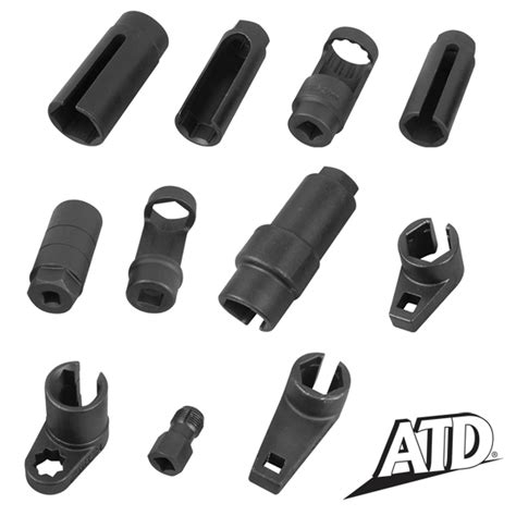 Atd Tools 11 Pc Oxygen Sensor And Sending Unit Socket Set