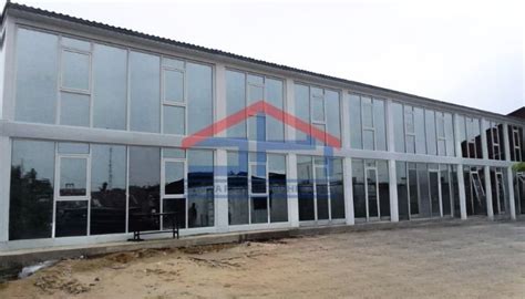 Progress Pembangunan Prefabrikasi Detachable Container Office Lokasi