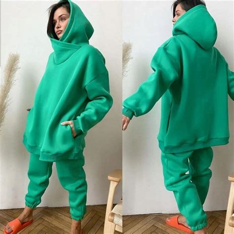 Y2K Bluza Damskie Dresy Jesienno Zimowe Solidne Po 12892326182 Allegro Pl