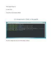 MongoDB CRUD Operations Insert Update And Delete Data Course Hero