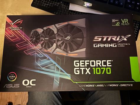 Asus Geforce Gtx 1070 Strix Oc 8g Köp På Tradera 655964074