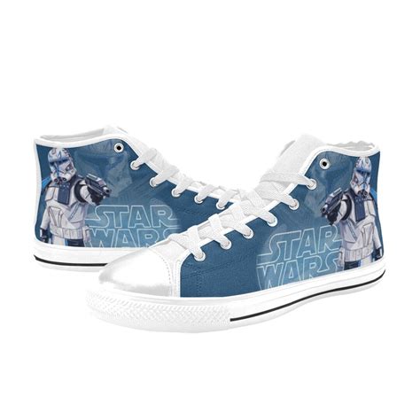 Star Wars Storm Trooper Custom Canvas High Top Sneakers Best For T