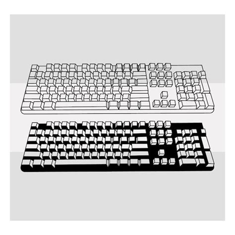 Premium Vector Keyboard Svg Keyboard Computer Keyboard Key Board Svg Keys Svg Pc Key Board Svg
