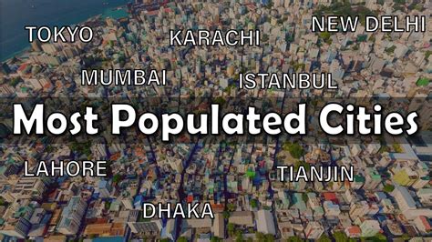 Top 25 Populated Cities In The World Most Populated Cities 2023 Youtube