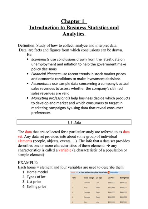 Chapter 1 On Introduction Business Statistics Easy Chapter 1 Introduction To Business