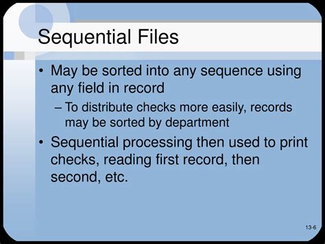 Ppt Efficient Sequential File Processing Techniques Powerpoint