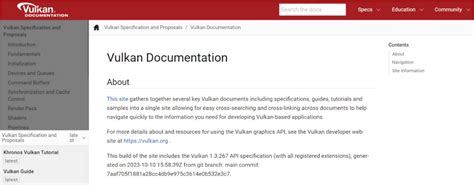 vulkan documentation just got easier khronos blog the khronos