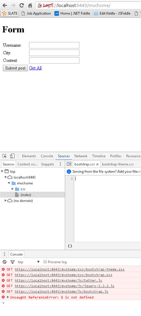 Twitter Bootstrap Spring Boot Css And Js Resources Not Loading In Certain Situations Stack
