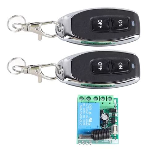 Receptor De Control Remoto Inalámbrico Relé Transmisor Rf Mercadolibre