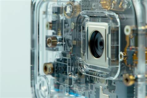 Transparent Pushbutton Inner Mechanisms Revealed Premium Ai Generated Image