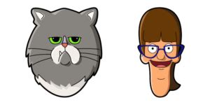 Bob S Burgers Gayle Mr Business Cat Cursor Sweezy Custom Cursors