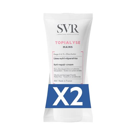 Svr ესვიერი Topialyse ხელის კრემი 50მ 2 ცალი 2864