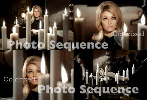 Sharon Tate Eye Of The Devil 10x7 Photo Sequence Colorized 01