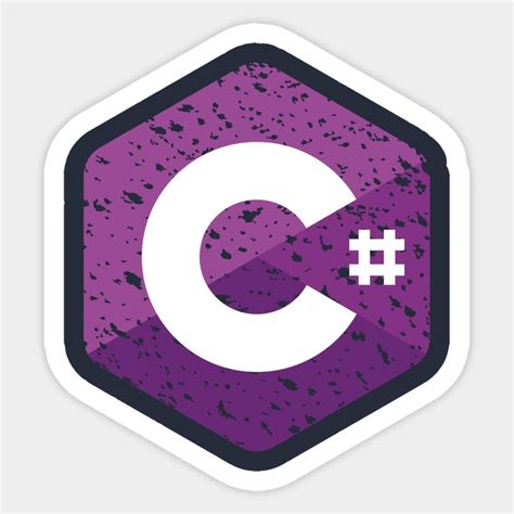 Vintage C C Sharp Logo By Kim Id Sharp Logo Ts For Programmers
