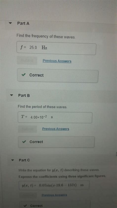 solved problem 12 10 transverse waves on a string have wave