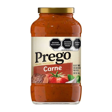 Salsa Para Pasta Con Carne Prego 680 G Soriana