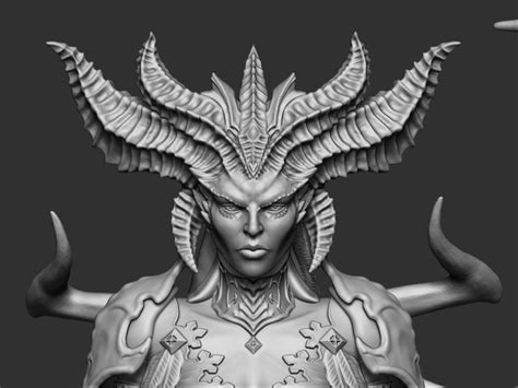 Stl File Lilith Diablo Iv 😈・3d Printing Template To Download・cults