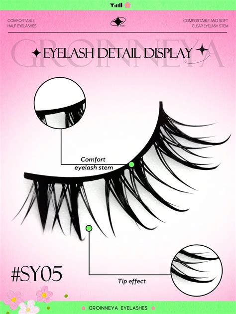 7 Pairs Manga Lashes Cosplay Natural Wet Lashes Wispy Soft Cute Wispy