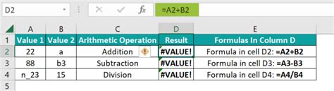VALUE Error In Excel Examples How To Find And Fix It