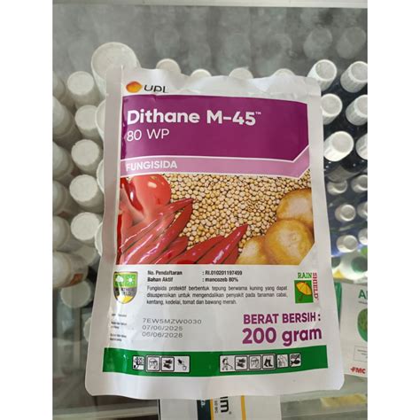 Jual Fungisida Dhitane M 45 80wp Pembasmi Jamur Busuk Daun Kemasan 200gram Shopee Indonesia