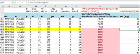 อธิบายการทำงาน Datedif ใน Excel และแนวทางแก้ไขให้ได้ผลลัพธ์ดั่งใจ