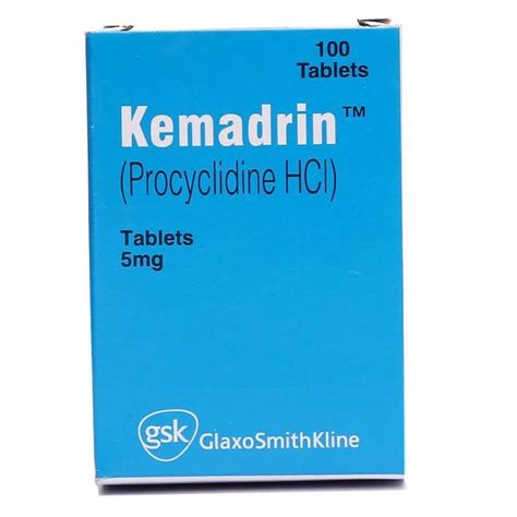 Kemadrin 5mg Tablets 100 Tablet