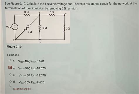 Solved See Figure Calculate The Thevenin Voltage And Chegg Com