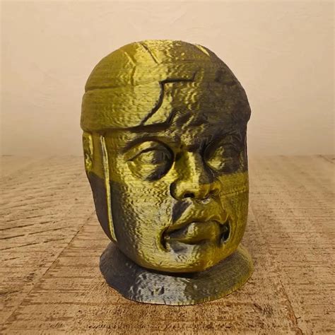 3d Printer Files 3mf File Ancient Olmec Stone Head Creality Cloud