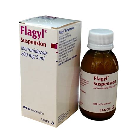 Flagyl Suspension 100ml Hemlock Pharmacy