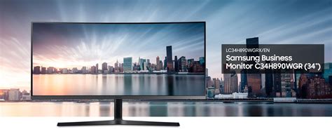 Samsung Curved Business Monitor C34H890WGR, 34 Zoll, VA-Panel, UWQHD ...