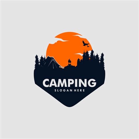 Wild Camp Logo Design Vector Template 11223635 Vector Art At Vecteezy
