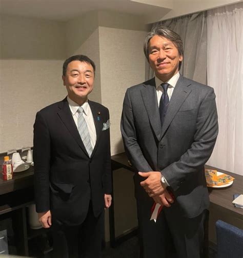 “同級生”松井秀喜氏と再会 佐々木紀 公式ウェブサイト 衆議院議員 石川2区