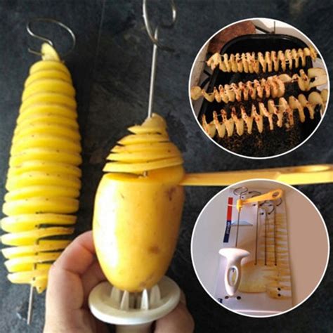 Jual Spiral Potato Slicer Kentang Potato Spiral Cutter Twist Tool Alat Pemotong Kentang
