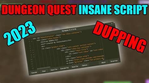 DUNGEON QUEST SCRIPT WORKING AUTOFARM DUPPING MORE YouTube