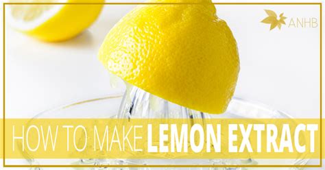 How To Make Lemon Extract Updated For
